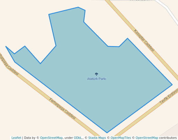 Atatürk Parkı in Çatalca | Map and Routes