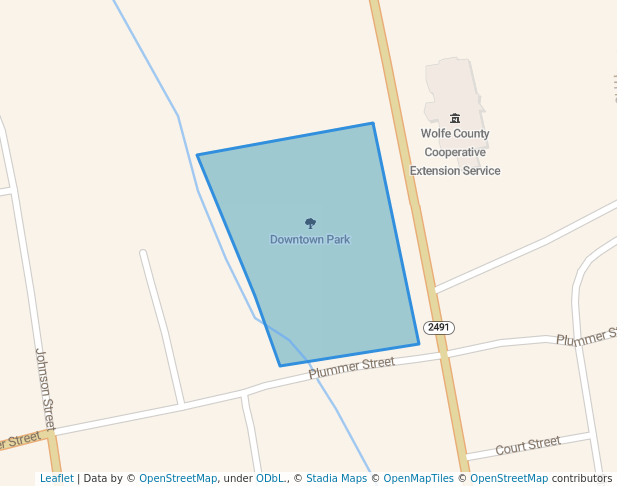 Downtown Park in Campton | Map and Routes