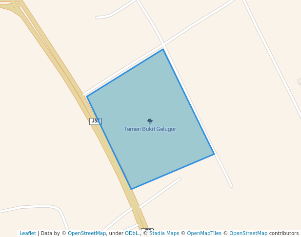 Taman Bukit Gelugor in Pengerang | Map and Routes