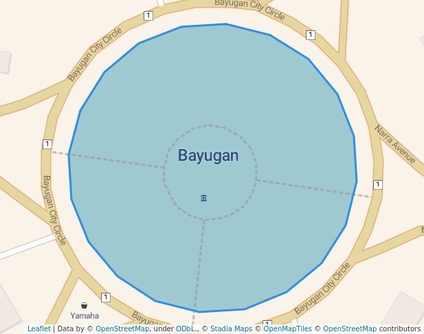 Bayugan City Circle in Bayugan | Map and Routes