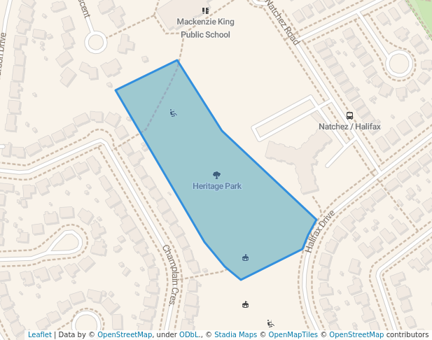 Heritage Park in Kitchener | Map and Routes