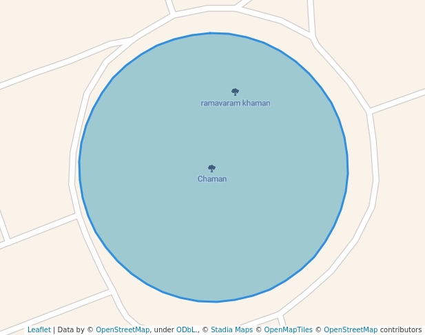 Chaman in Ramavaram | Map and Routes