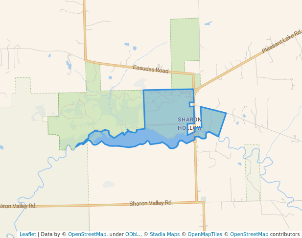 Sharon Mills County Park in Manchester | Map and Routes