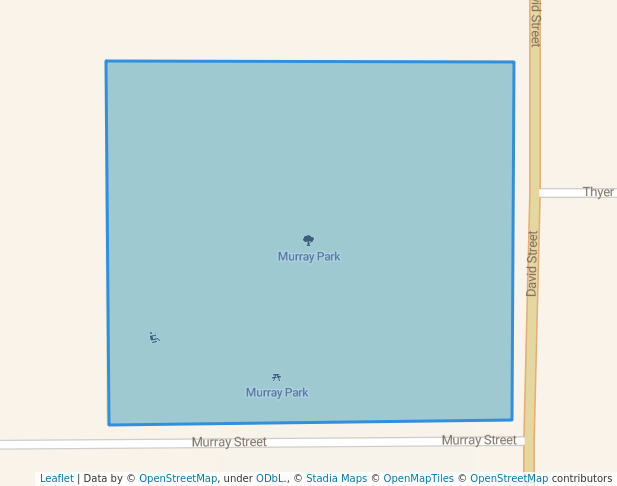 Murray Park in New Town | Map and Routes