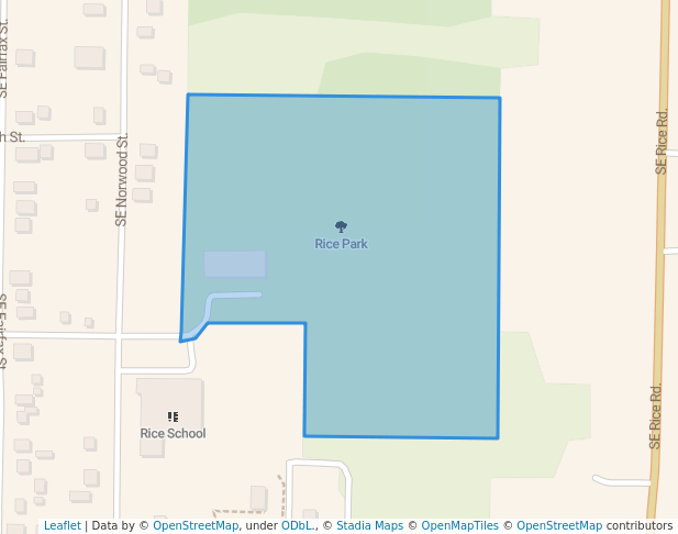 Rice Park in Topeka | Map and Routes