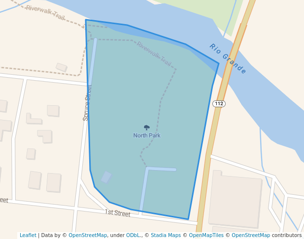 North Park in Del Norte | Map and Routes
