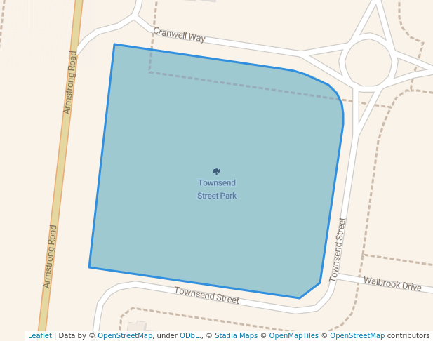 Townsend Street Park in Wyndham Vale | Map and Routes