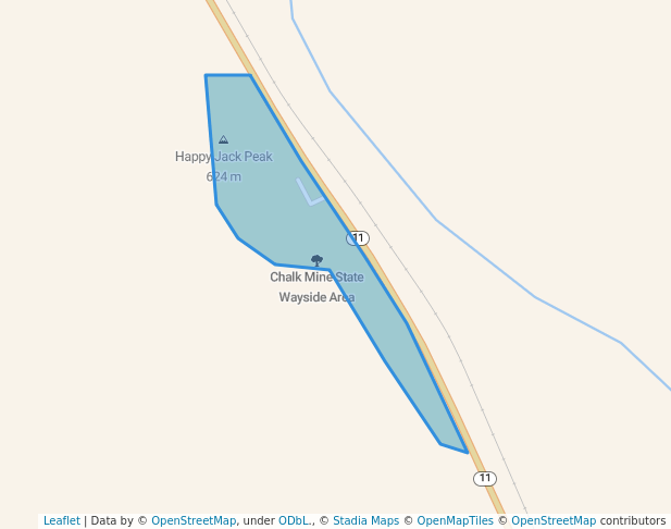 Chalk Mine State Wayside Area in Scotia | Map and Routes