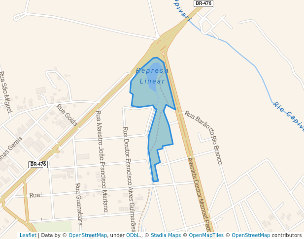 Parque Linear in Lapa | Map and Routes