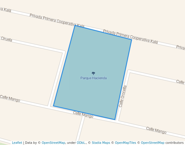 Parque Hacienda in Campeche | Map and Routes