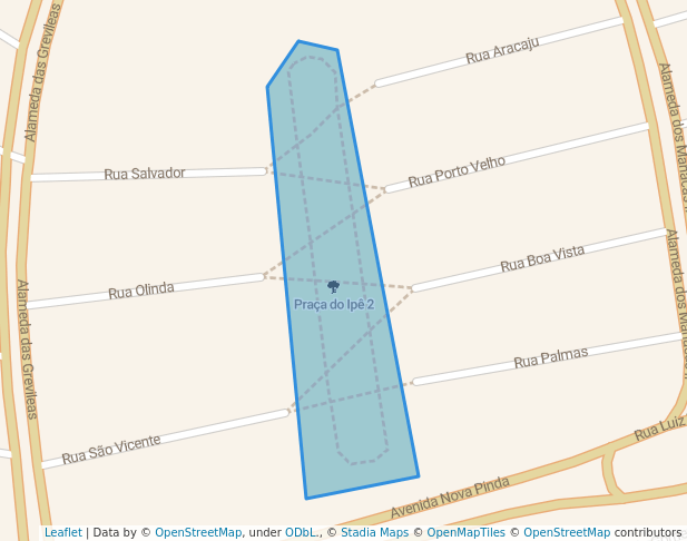 Praça do Ipê 2 in Pindamonhangaba | Map and Routes