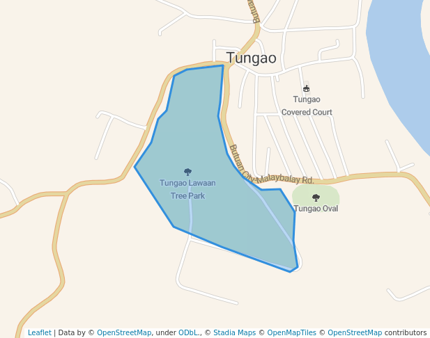 Tungao Lawaan Tree Park in Butuan City | Map and Routes