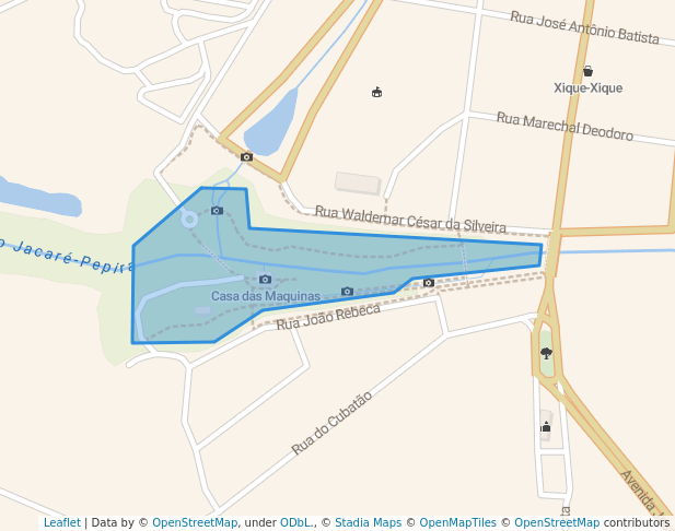 Parque dos Saltos in Brotas | Map and Routes