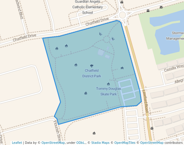 Chatfield District Park in Vaughan | Map and Routes