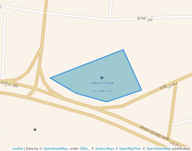 Haft-e-Tir Park in Haftkel | Map and Routes