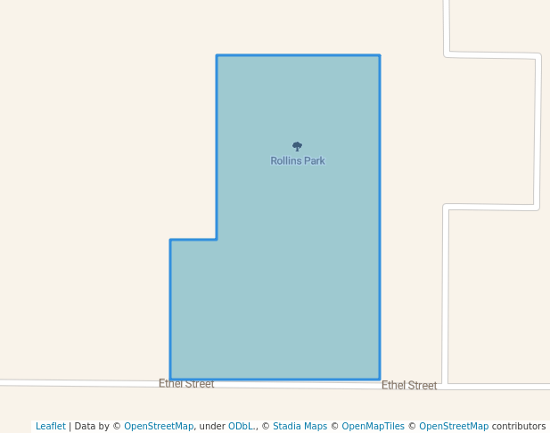 Rollins Park in Longview | Map and Routes