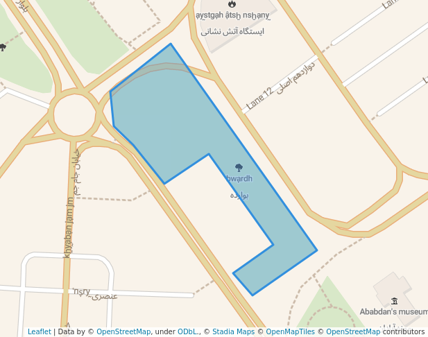 بوارده in Abadan | Map and Routes