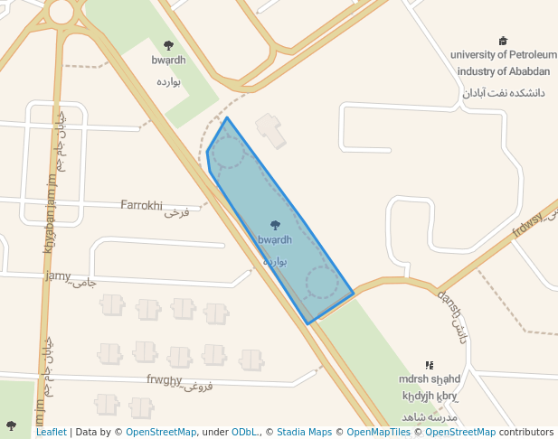 بوارده in Abadan | Map and Routes