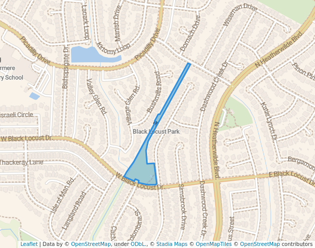 Black Locust Park in Pflugerville | Map and Routes