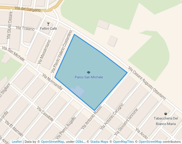 Parco San Michele in San Nicandro Garganico | Map and Routes