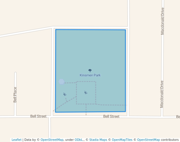 Kinsmen Park in Swift Current | Map and Routes