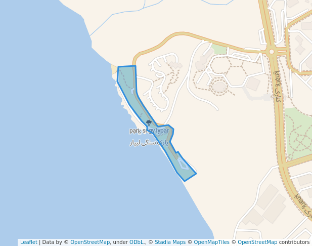 پارک سنگی لیپار in Chah Bahar | Map and Routes