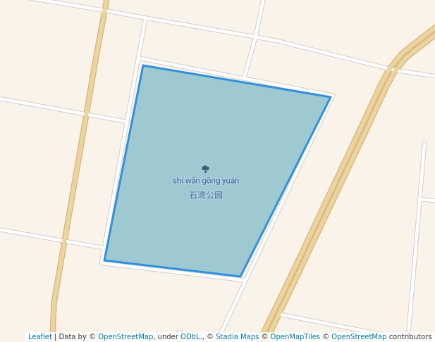 石湾公园 in Hui Zhou Shi | Map and Routes