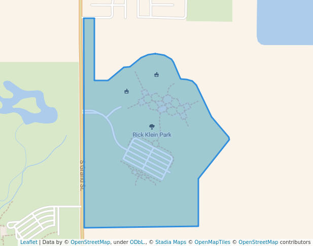 Rick Klein Park in Amarillo | Map and Routes