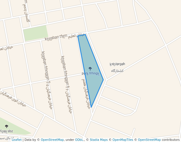 پارک فرهنگی in Behbahan | Map and Routes