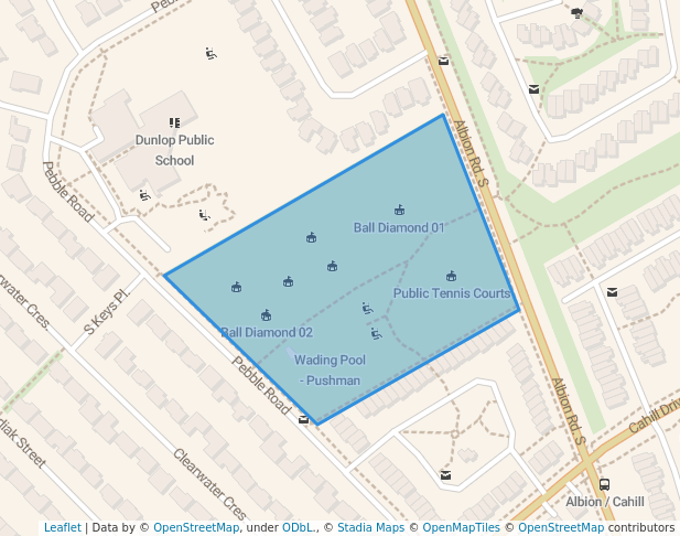 R. George Pushman Park in Ottawa | Map and Routes