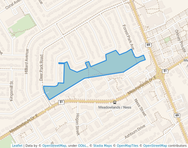 Steve MacLean Park in Ottawa | Map and Routes