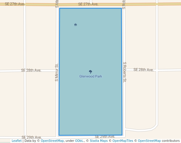 Glenwood Park in Amarillo | Map and Routes