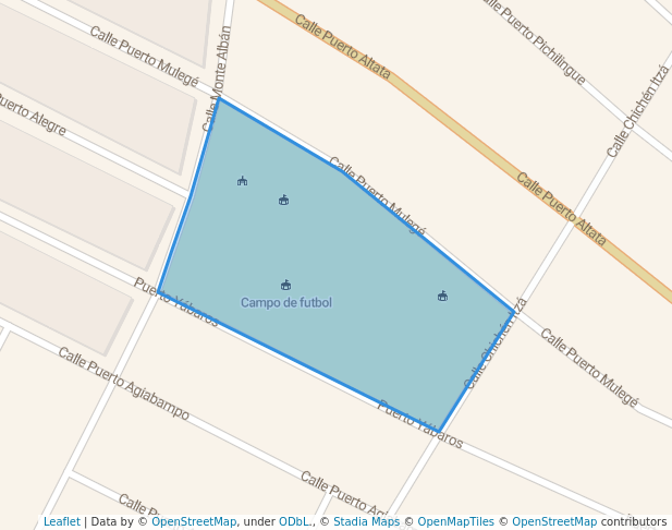 Unidad Deportiva Ciudad de Downey in Guadalajara | Map and Routes