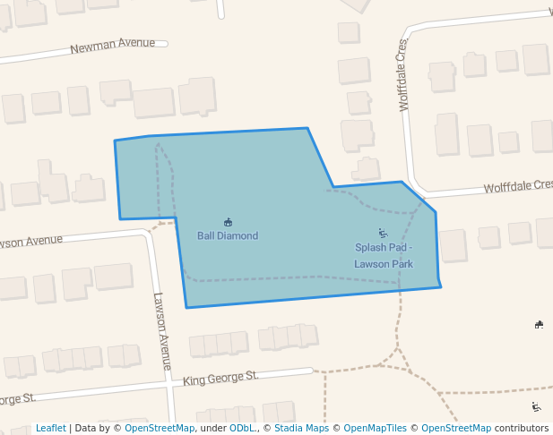 Lawson Park in Ottawa | Map and Routes