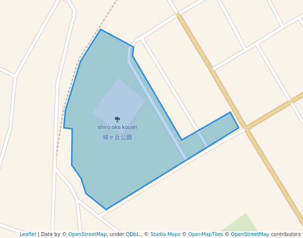 城ヶ丘公園 in Hida | Map and Routes