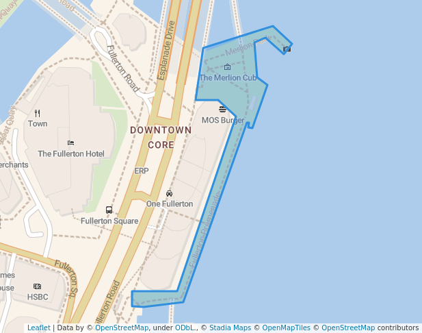 Merlion Park in Singapore | Map and Routes