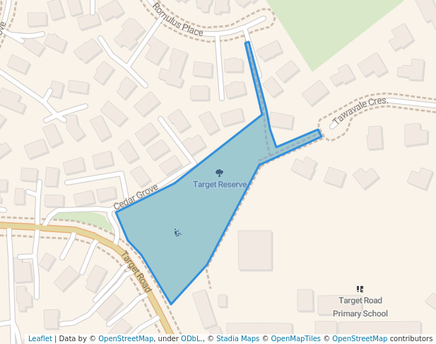 Target Reserve in Auckland | Map and Routes