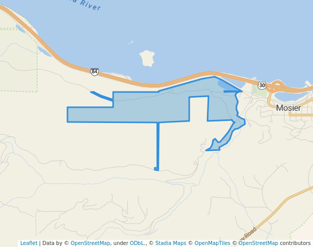 Historic Columbia River Highway State Trail in Mosier | Map and Routes