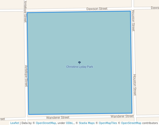 Christine Lyday Park in Vernon | Map and Routes