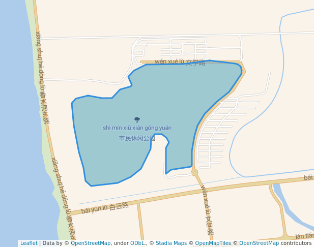 市民休闲公园 in Wei Hai Shi | Map and Routes