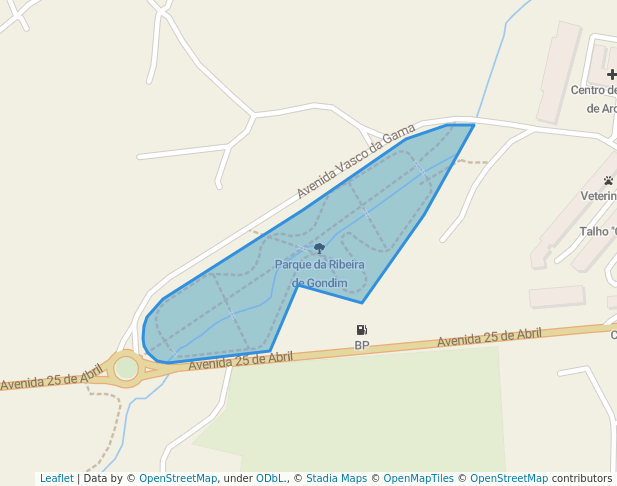 Parque da Ribeira de Gondim in Arouca | Map and Routes