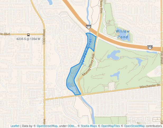 Winchester Park in Murray | Map and Routes