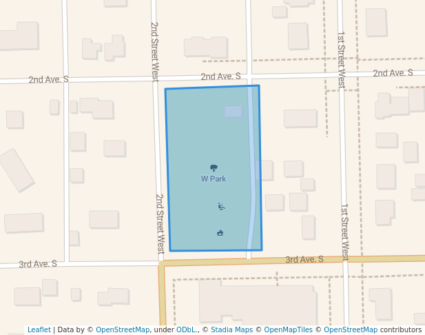 W Park in Chokio | Map and Routes