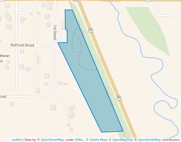 Randi Jo Munch Memorial Park in Hamlin | Map and Routes