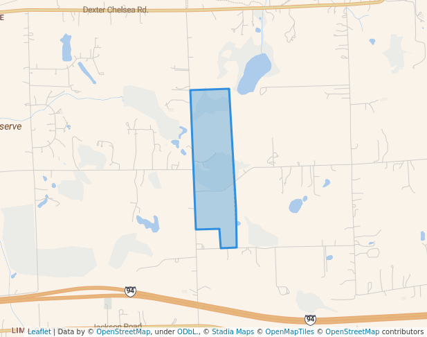Trinkle Marsh Preserve in Dexter | Map and Routes