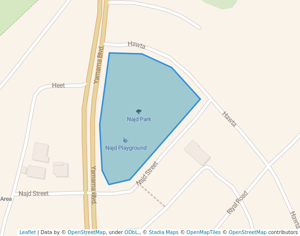 Najd Park in Dhahran | Map and Routes