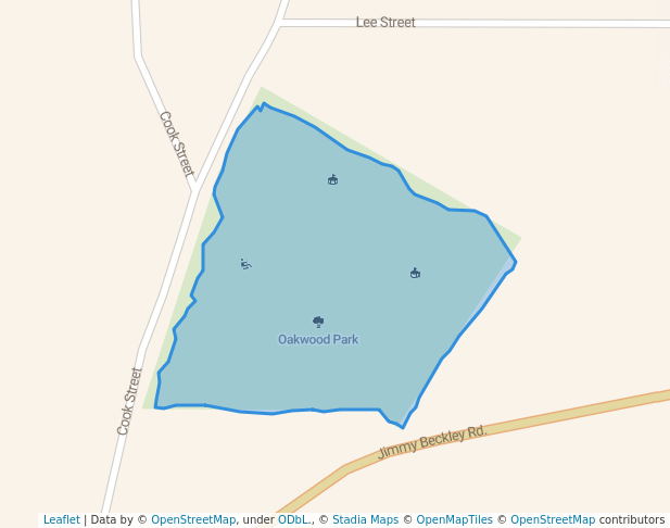 Oakwood Park in Bruce | Map and Routes