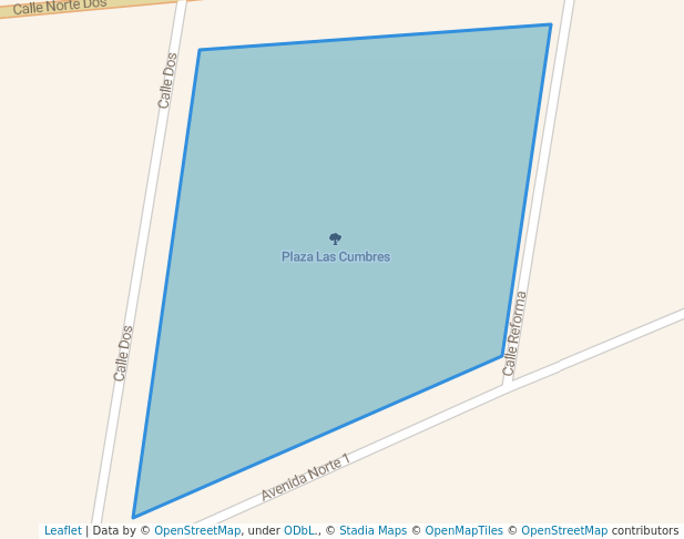 Plaza Las Cumbres in Reynosa | Map and Routes