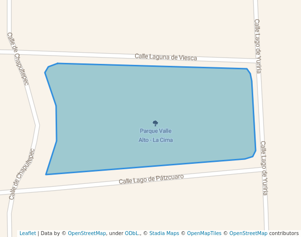 Parque Valle Alto - La Cima in Reynosa | Map and Routes