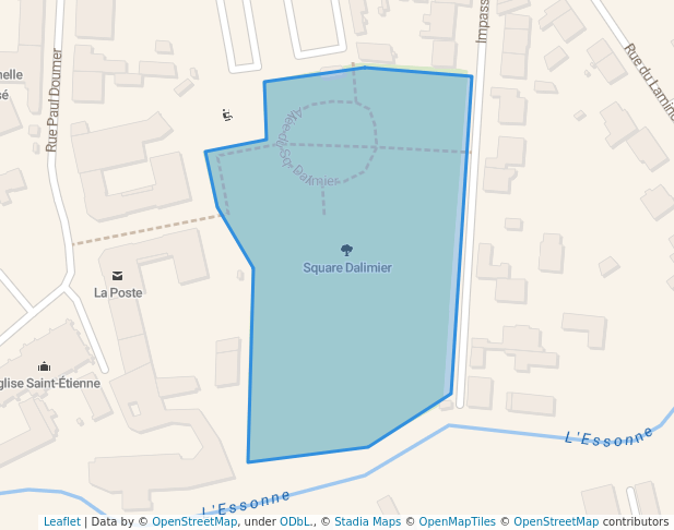 Parc Dalimier in Corbeil-Essonnes | Map and Routes